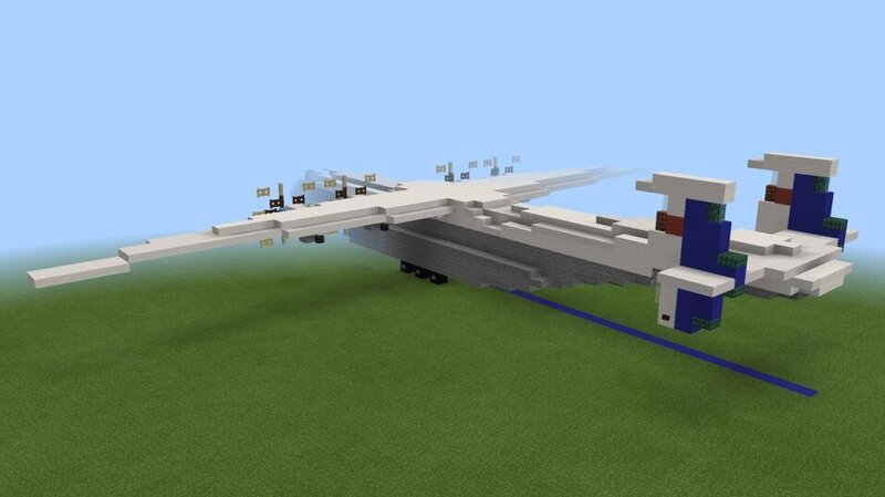 1:1 scale An-22 Minecraft Map