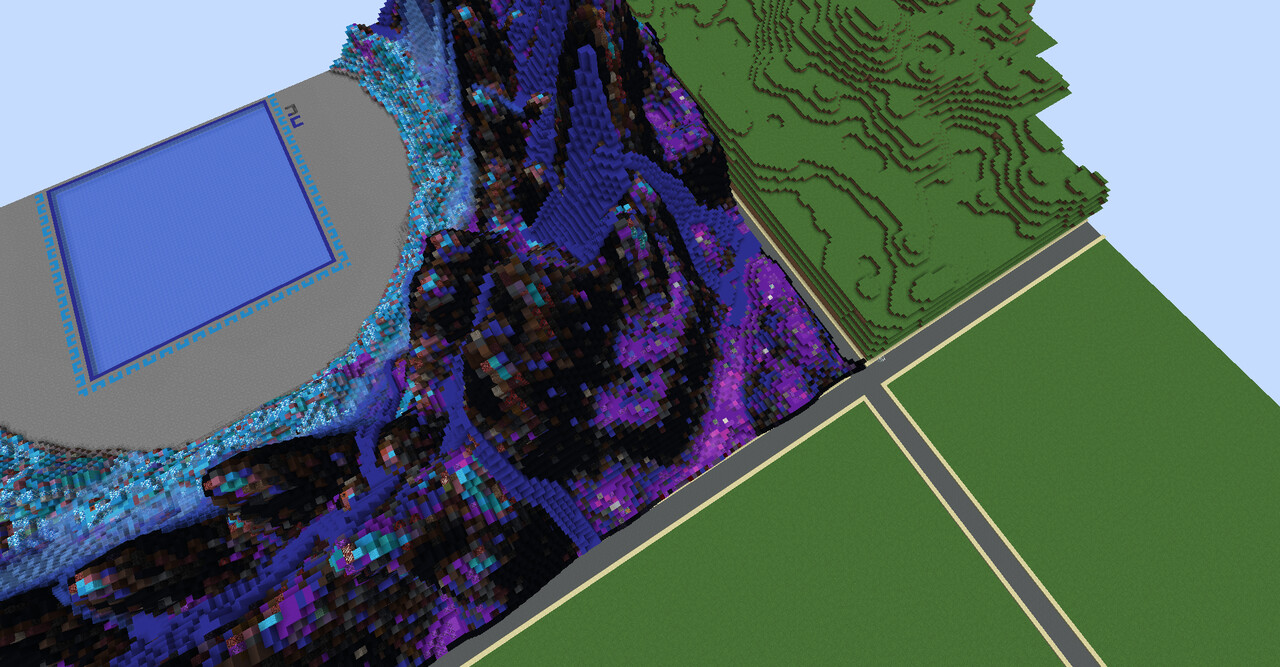 Galaxy mine Minecraft Map