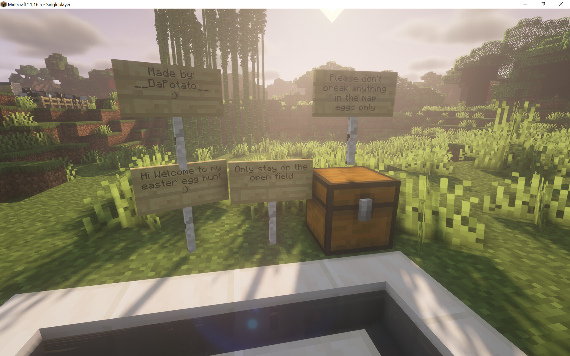 Easter Egg Hunt Minecraft Map