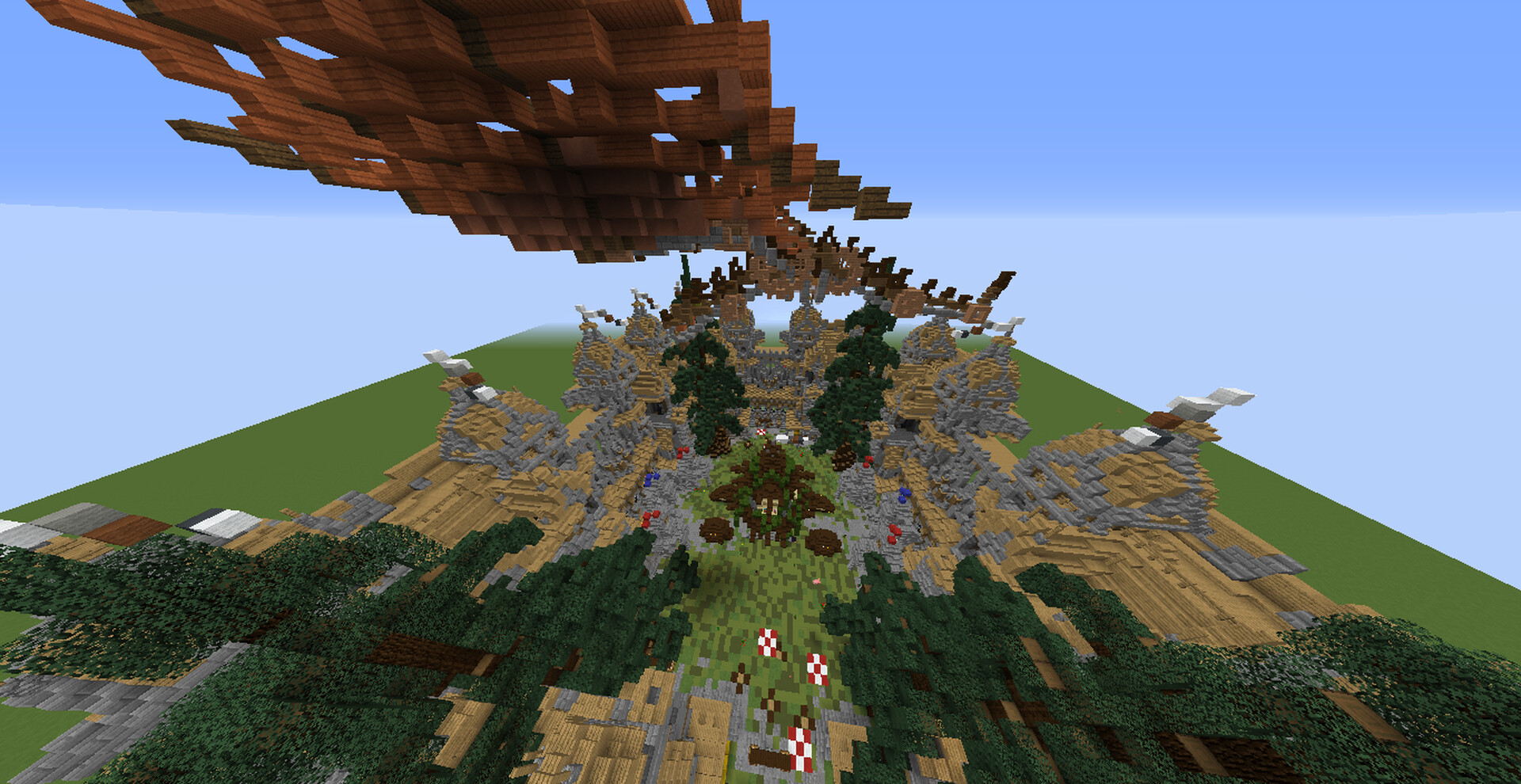 medieval spawn hub Minecraft Map