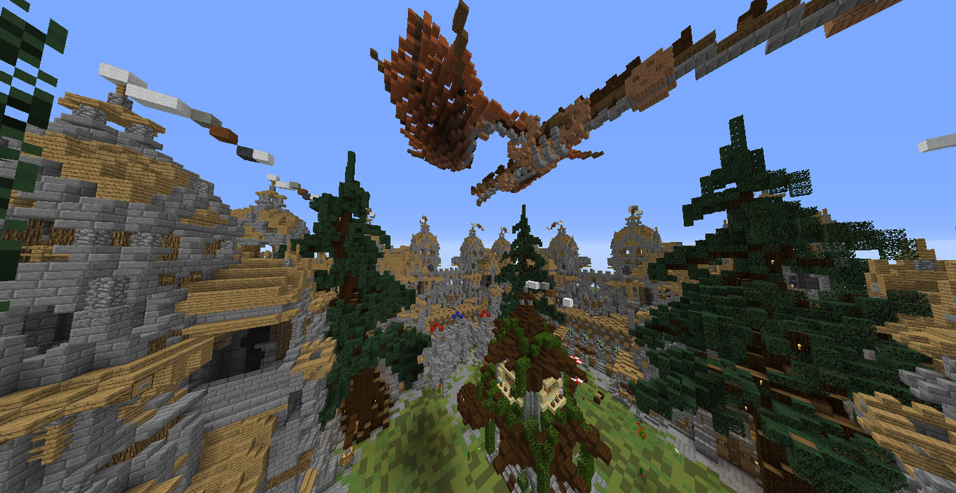 medieval spawn hub Minecraft Map