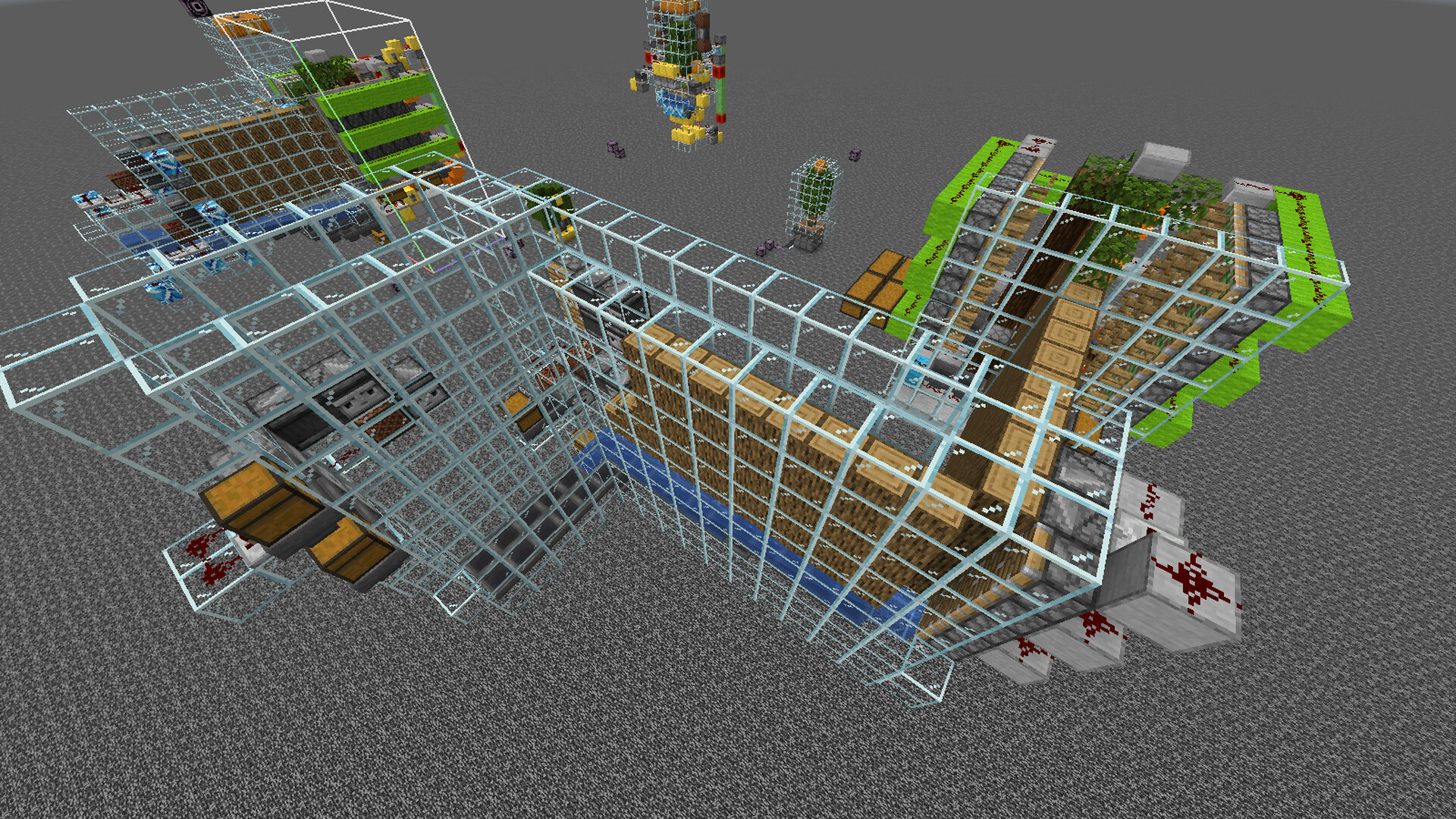 No TNT Auto Tree Farm with Vanilla Plus! Minecraft Map