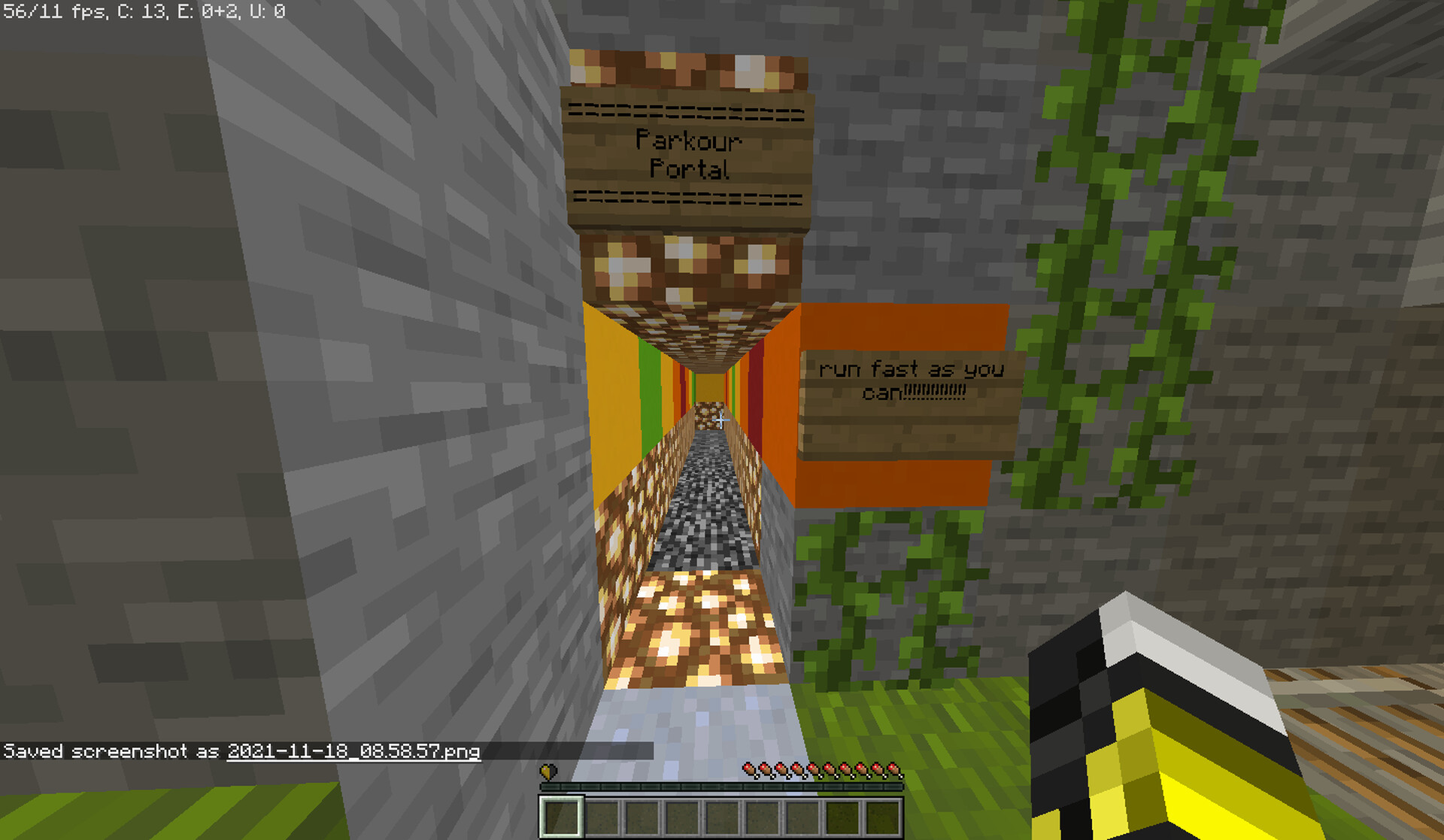 Easy and nice parkour Minecraft Map