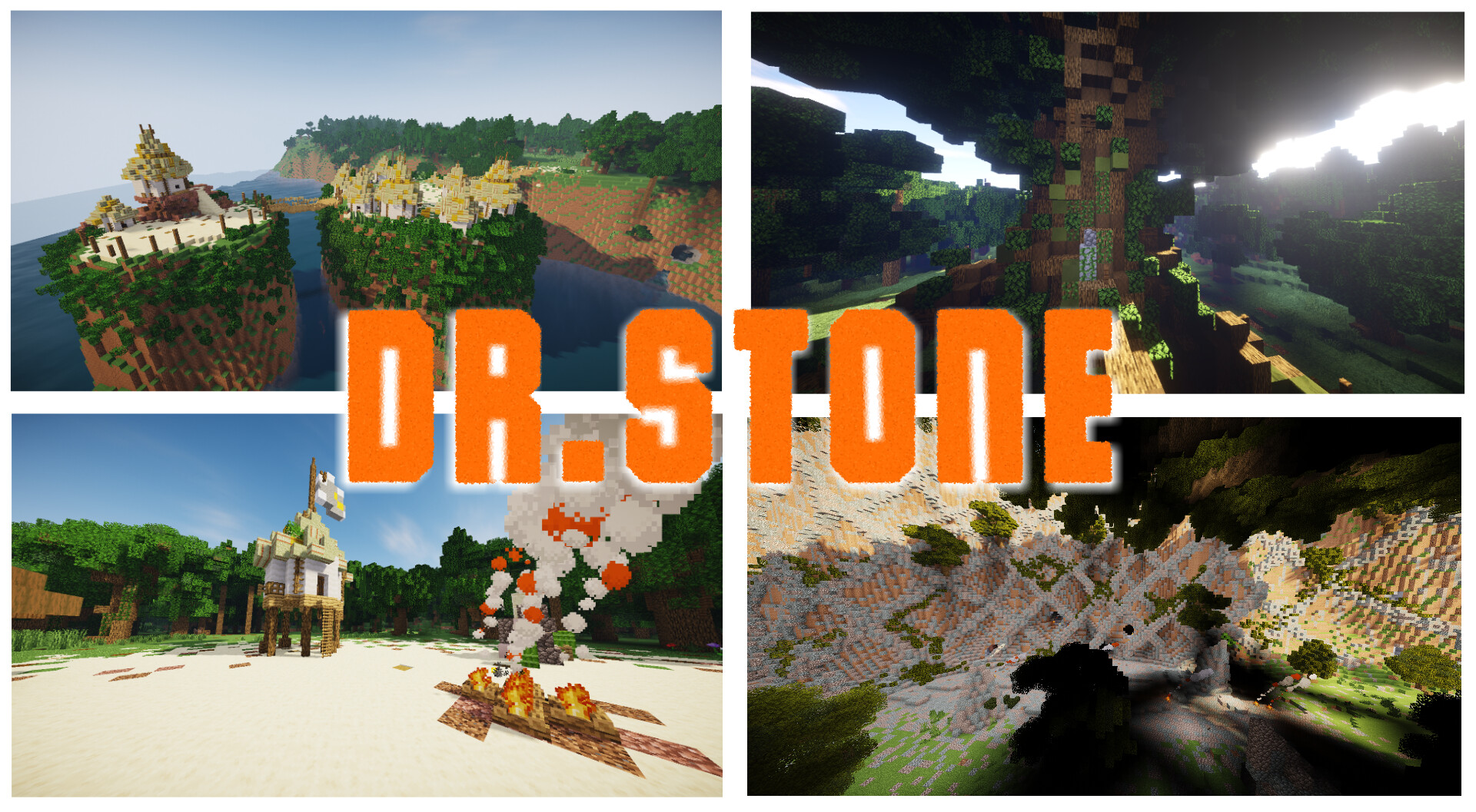 DR. STONE World Project (1.15.2) Minecraft Map