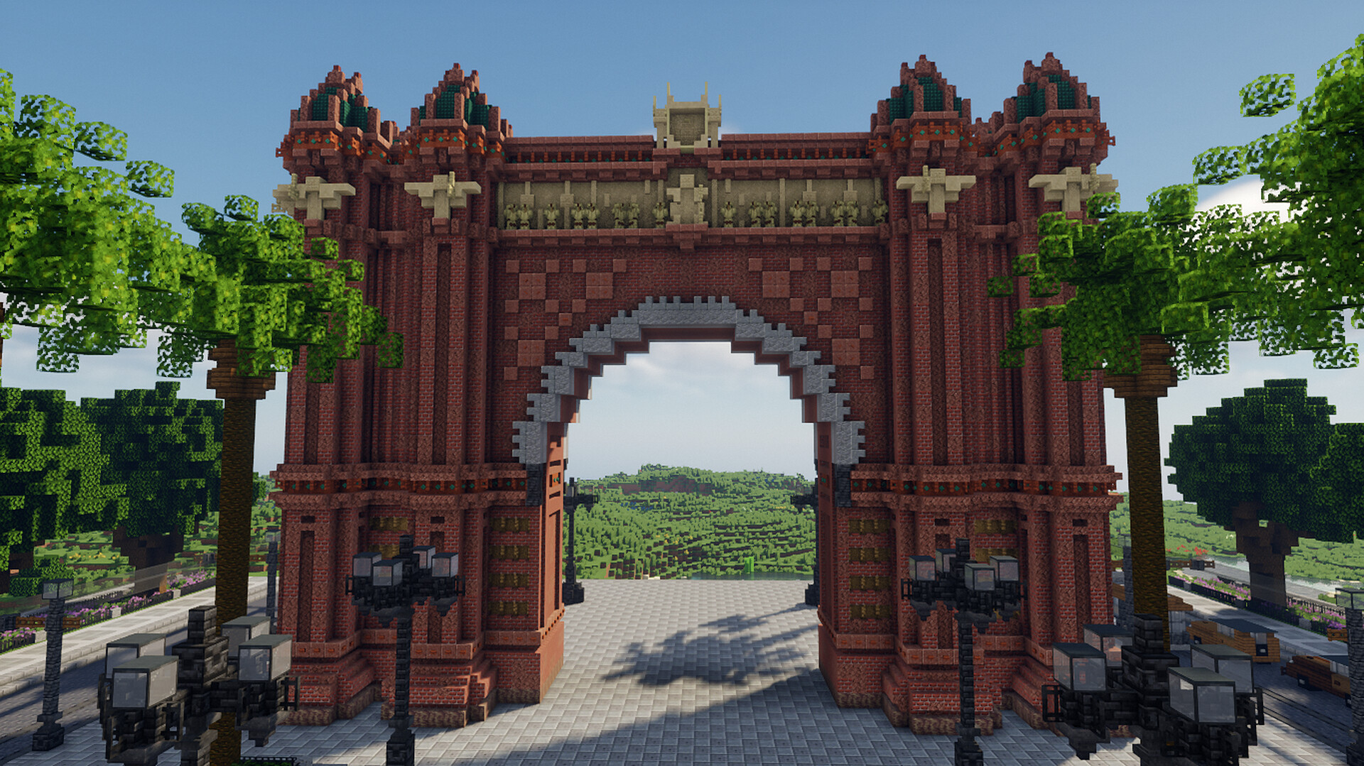Arc Triomf - Barcelona Minecraft Map