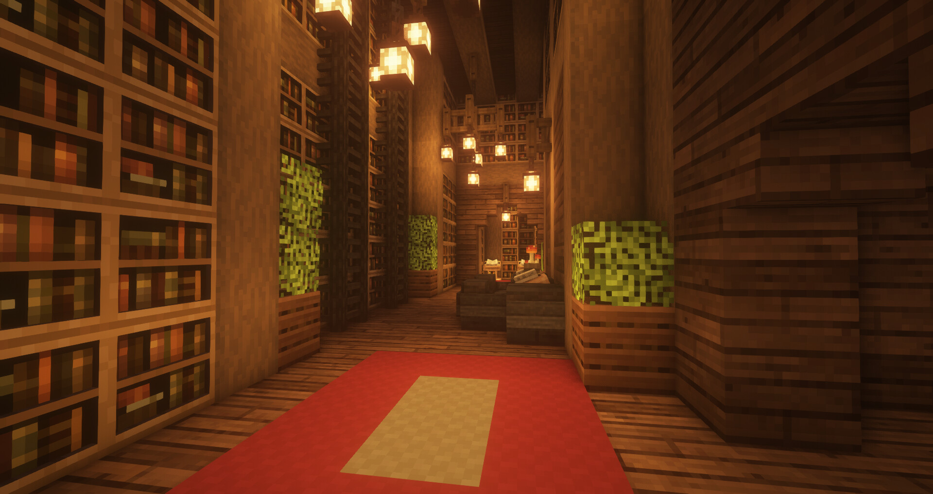 Library With Dome | Buildtober 2021 Minecraft Map