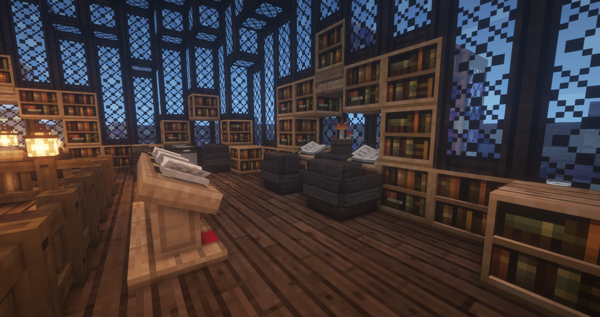 Library With Dome | Buildtober 2021 Minecraft Map