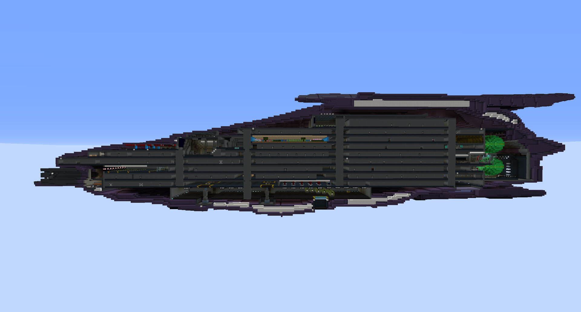 Romulan Scimitar-class Warbird Minecraft Map