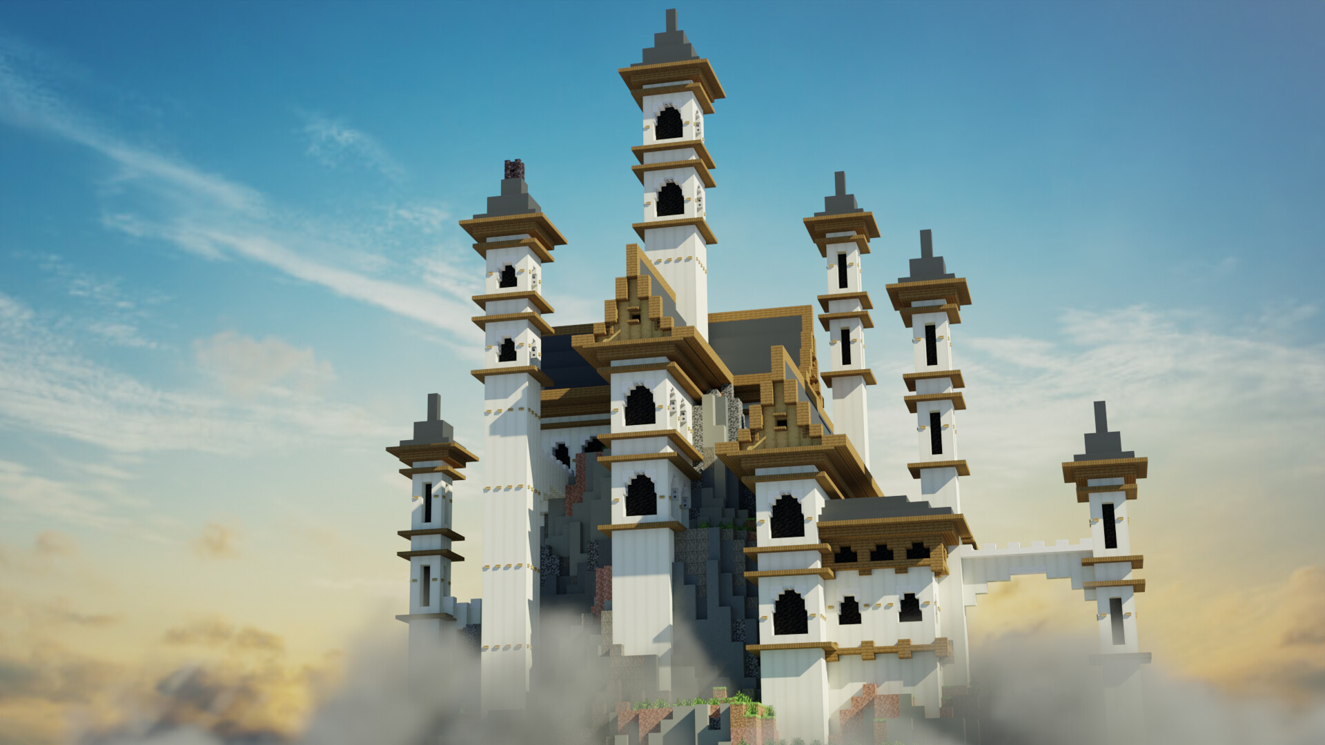 Fantasy Castle Build Minecraft Map