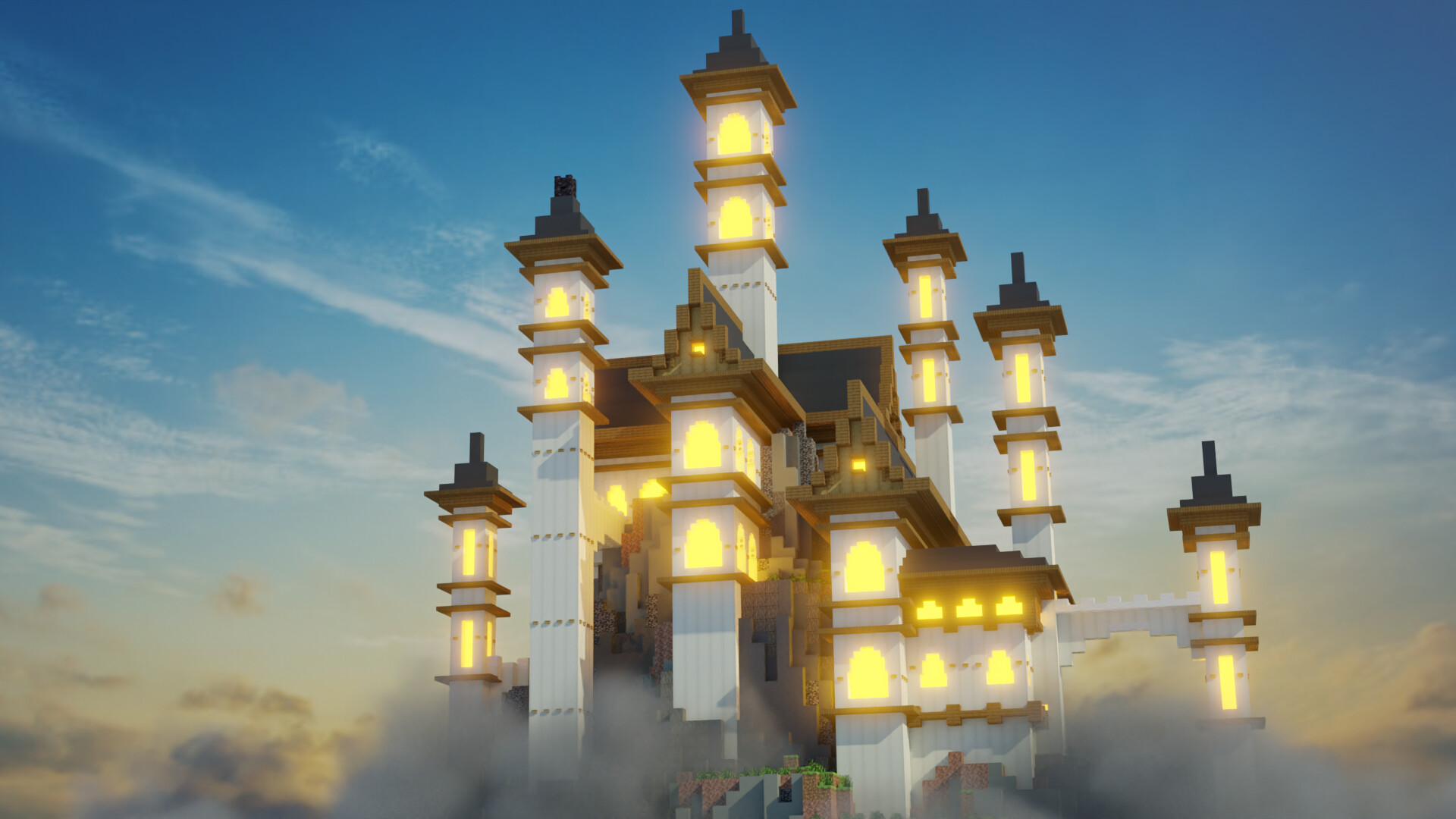 Fantasy Castle Build Minecraft Map