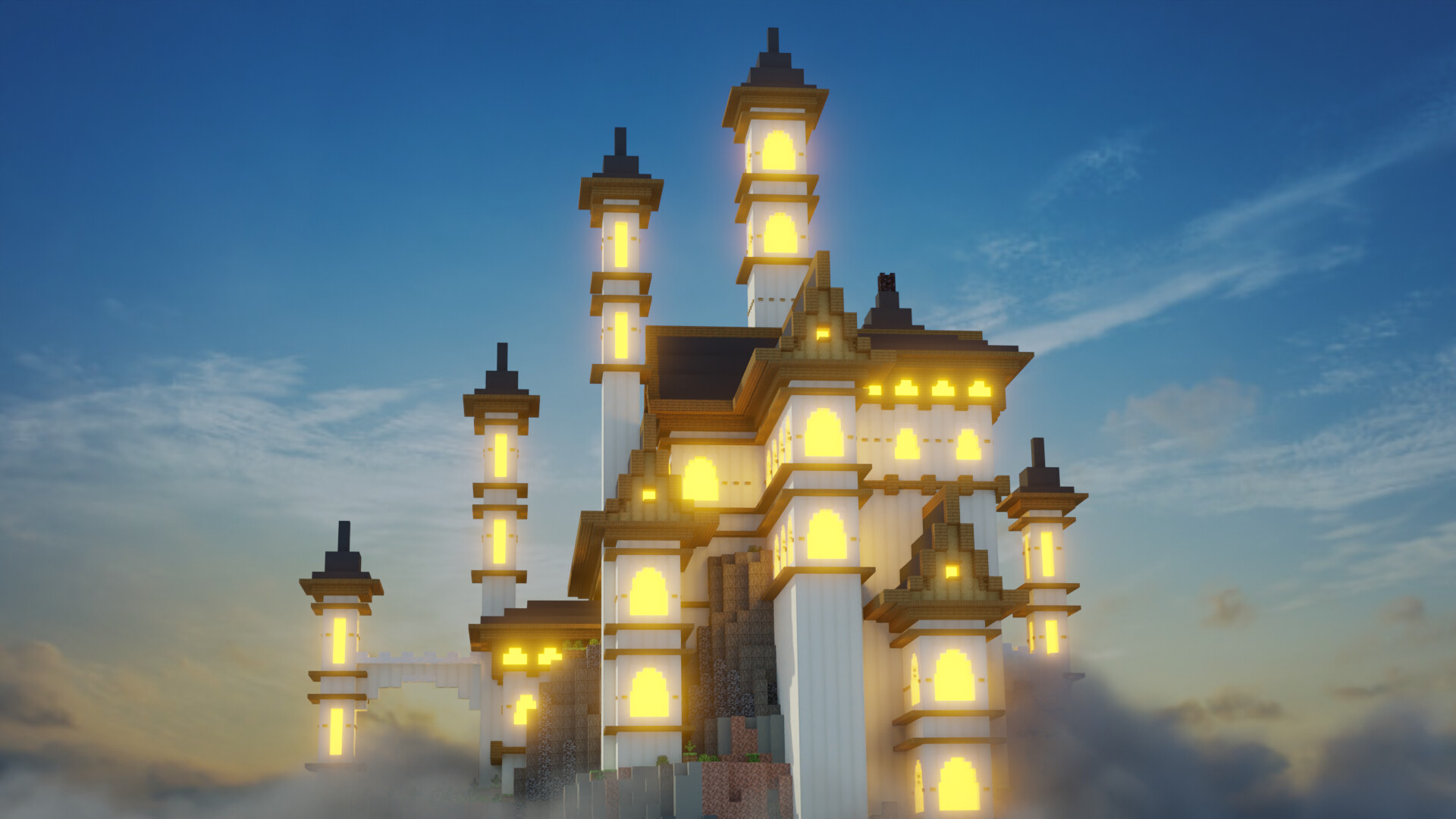 Fantasy Castle Build Minecraft Map