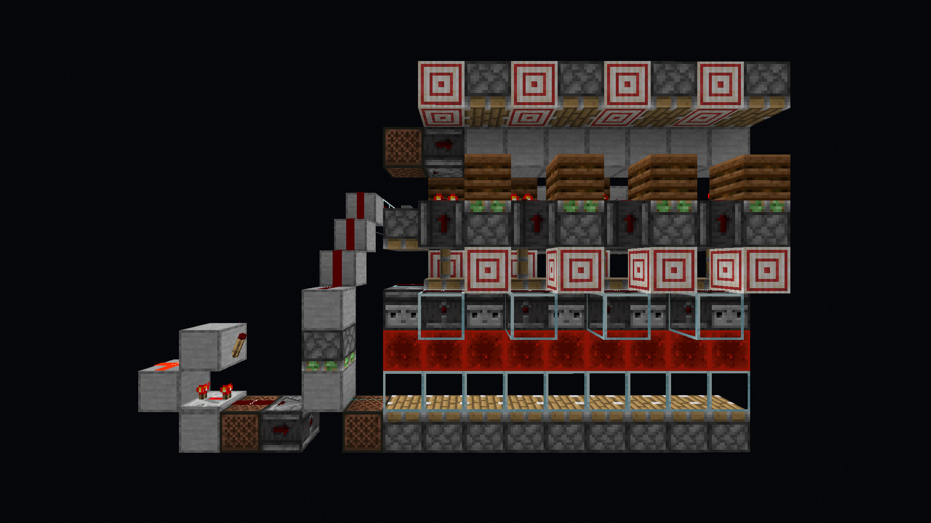 1wt Binary counter with instant carry Minecraft Map