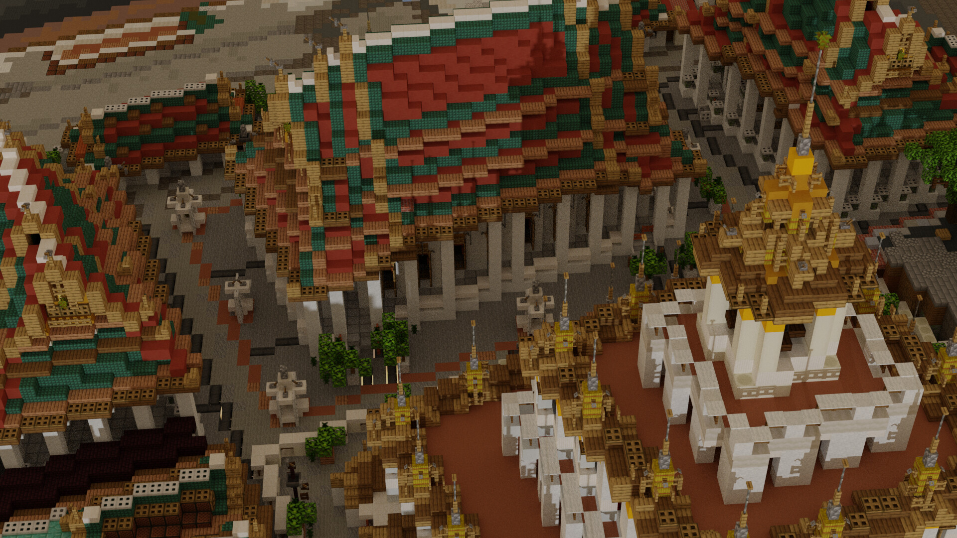 Wat Ratchanatdaram Worawihan, Bangkok, Thailand on 1:1 scale (BTE ...