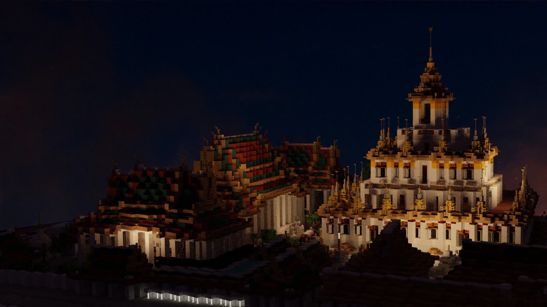 Wat Ratchanatdaram Worawihan, Bangkok, Thailand on 1:1 scale (BTE ...