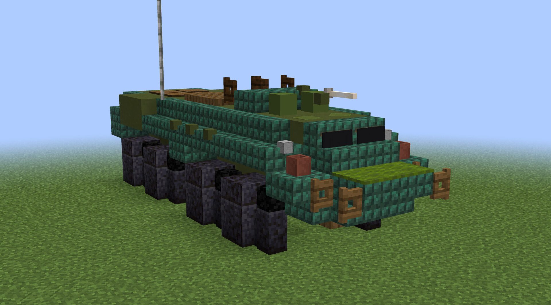 BTR-80 /82 1.5:1 scale Minecraft Map