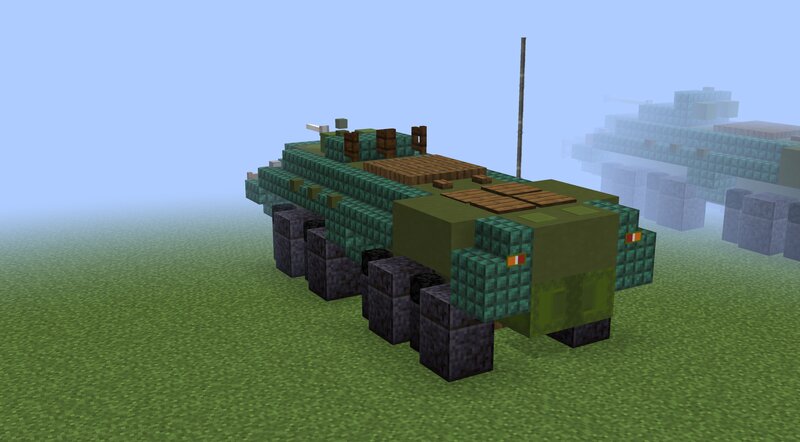BTR-80 /82 1.5:1 scale Minecraft Map