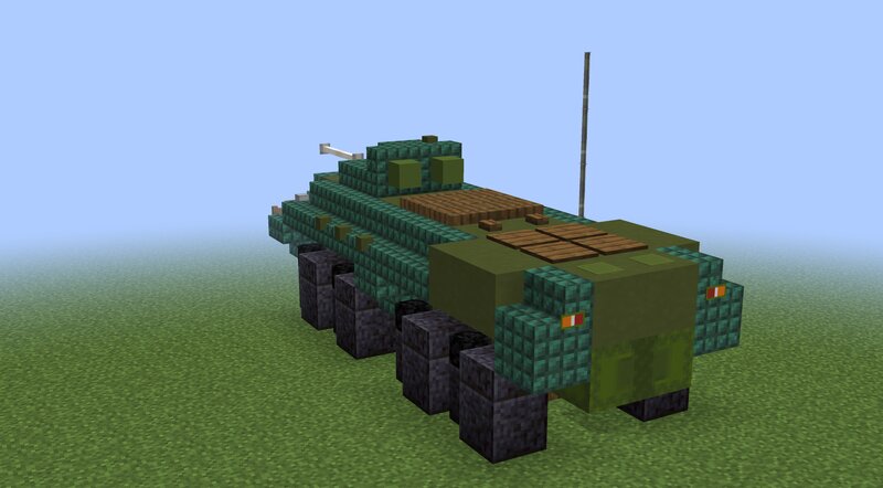 BTR-80 /82 1.5:1 scale Minecraft Map