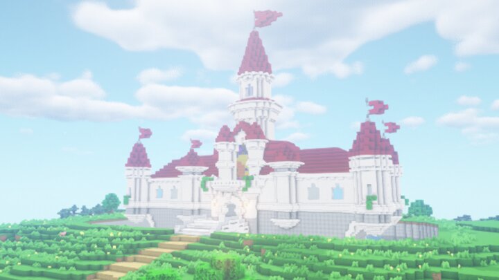 Princess Peach's Castle | Castelo da Princesa Peach Minecraft Map