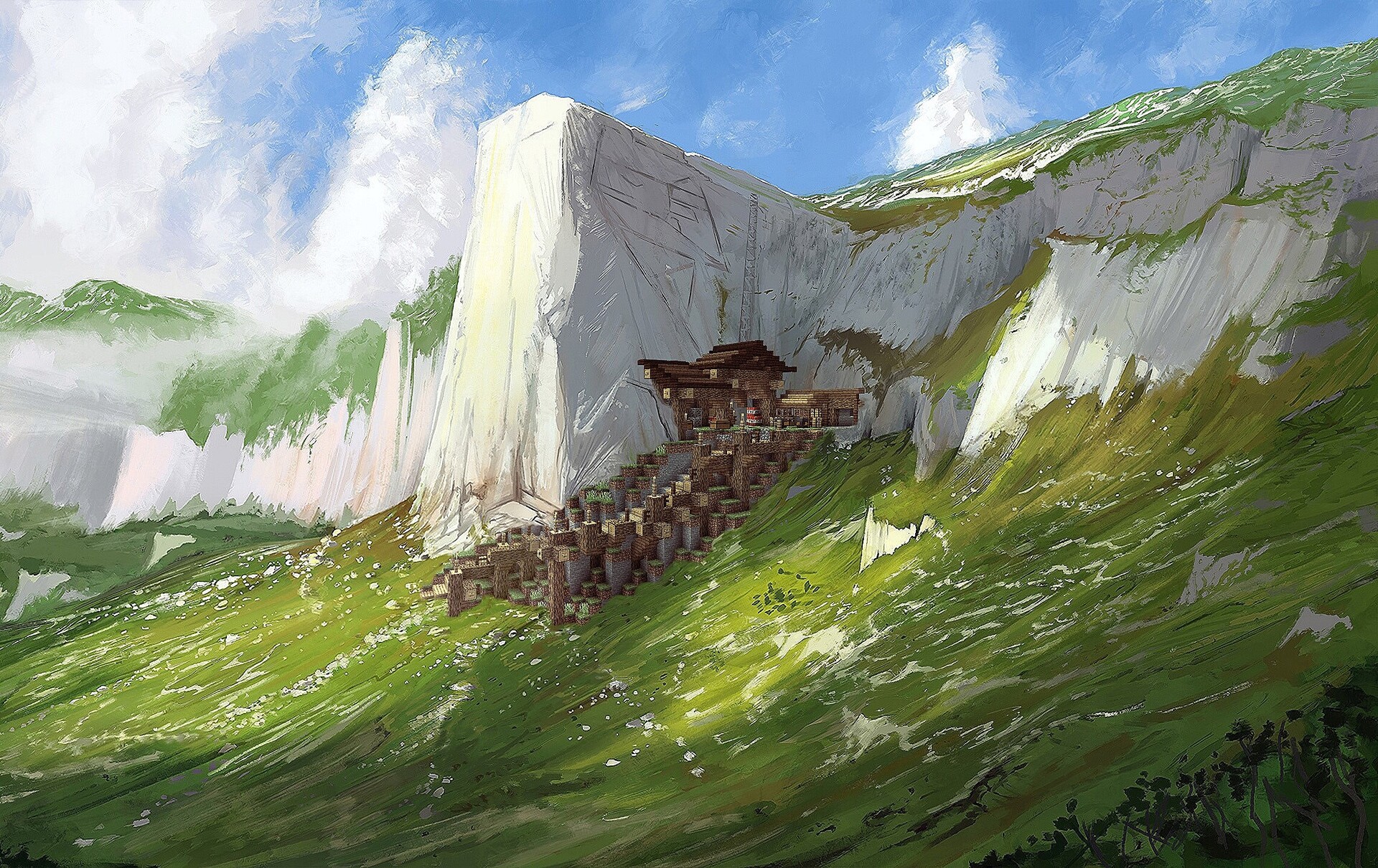 medieval mine with awesome easteregg - mine médiévale ...