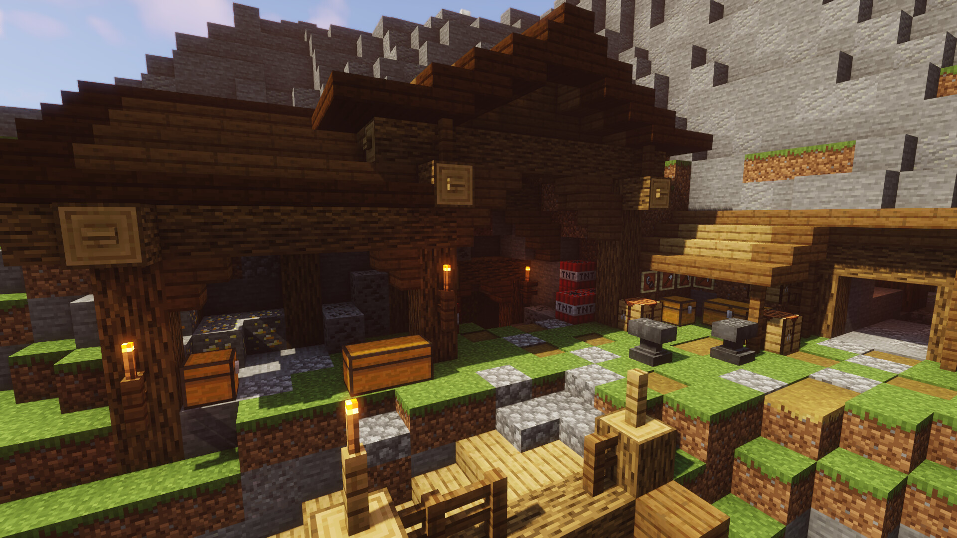 medieval mine with awesome easteregg - mine médiévale ...