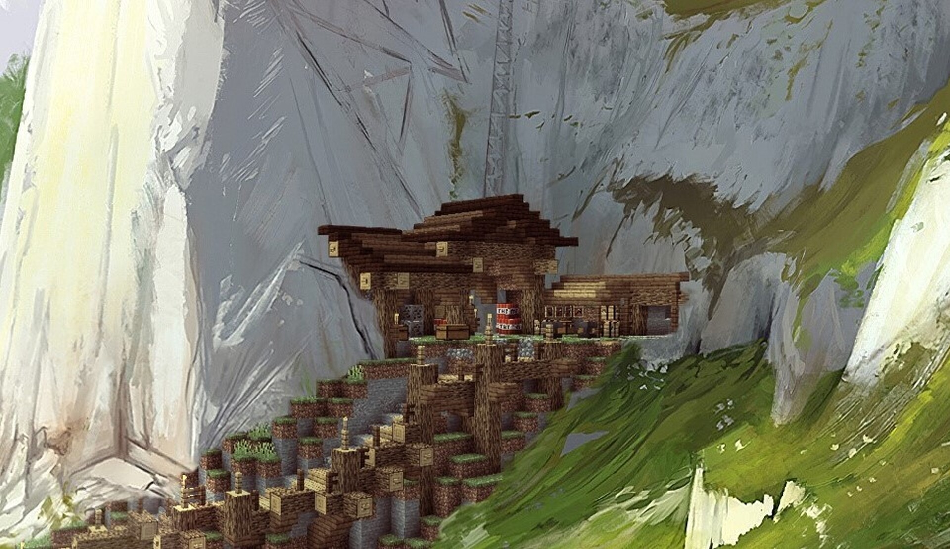 medieval mine with awesome easteregg - mine médiévale ...