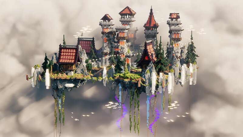 Medieval Skyblock lobby by Medozark Minecraft Map