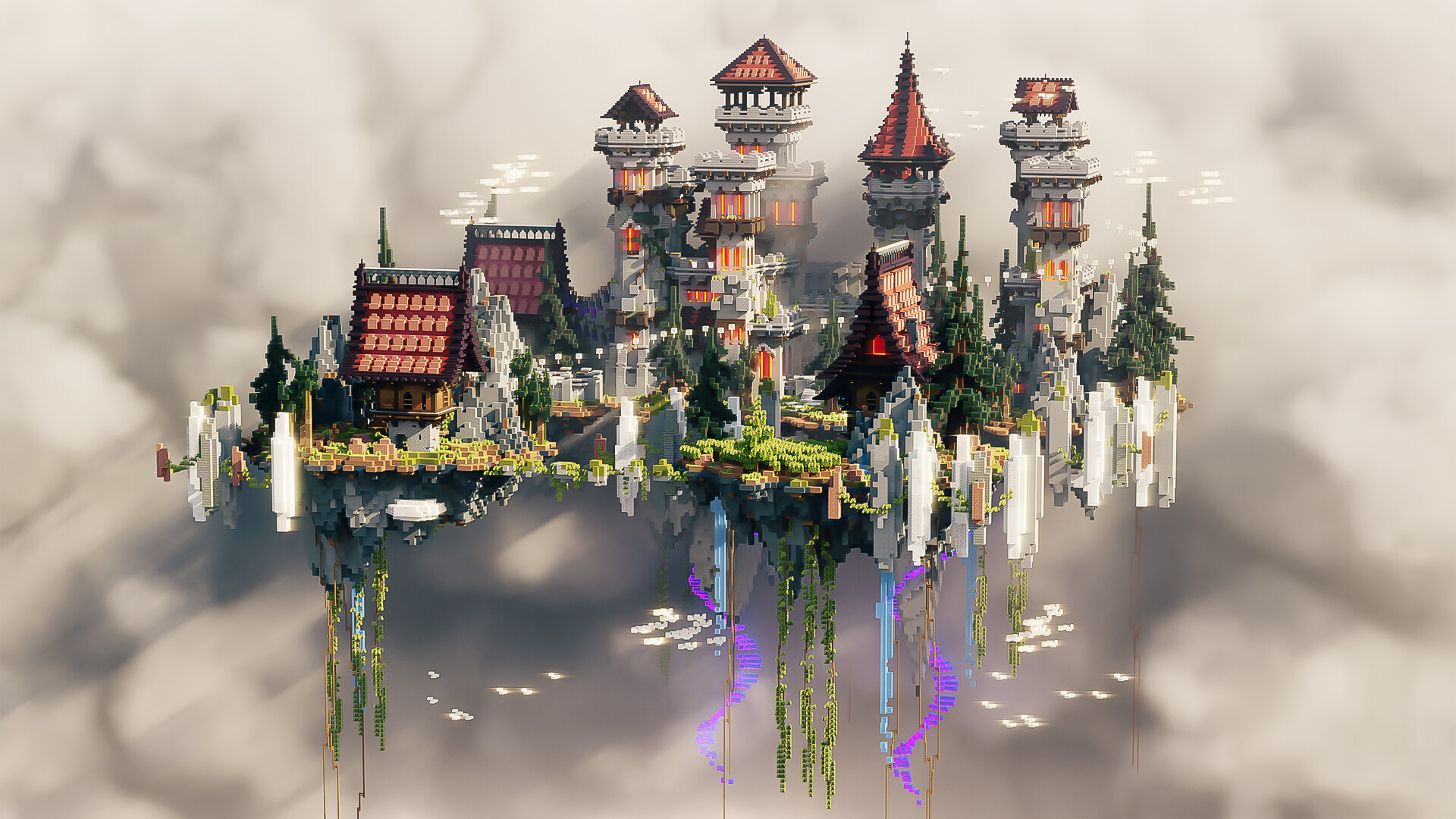 Medieval Skyblock lobby by Medozark Minecraft Map