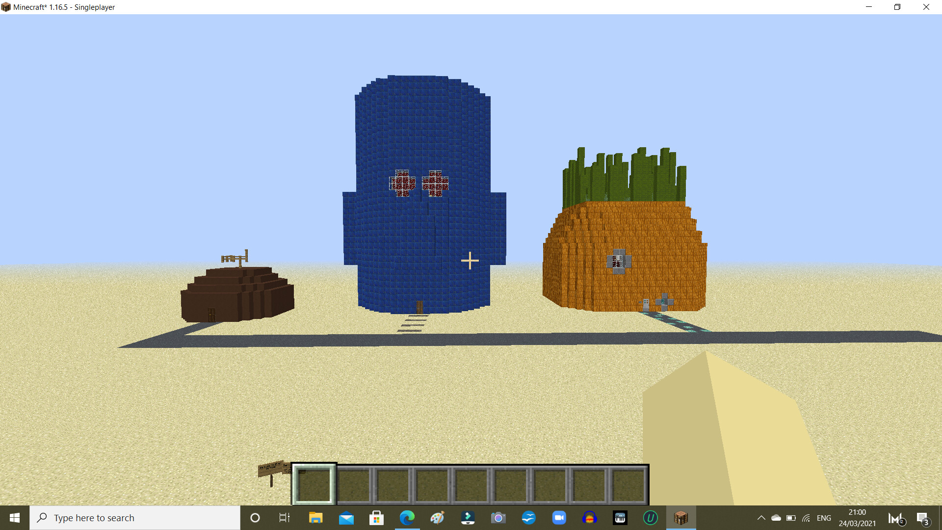 Spongebob, Squidward and Patrick's house Minecraft Map