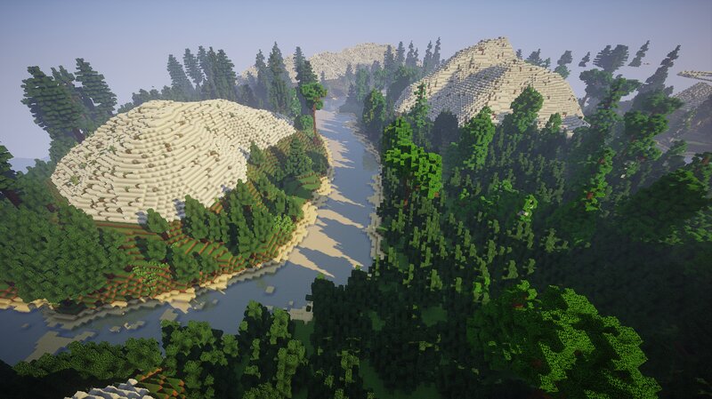 forest island Minecraft Map