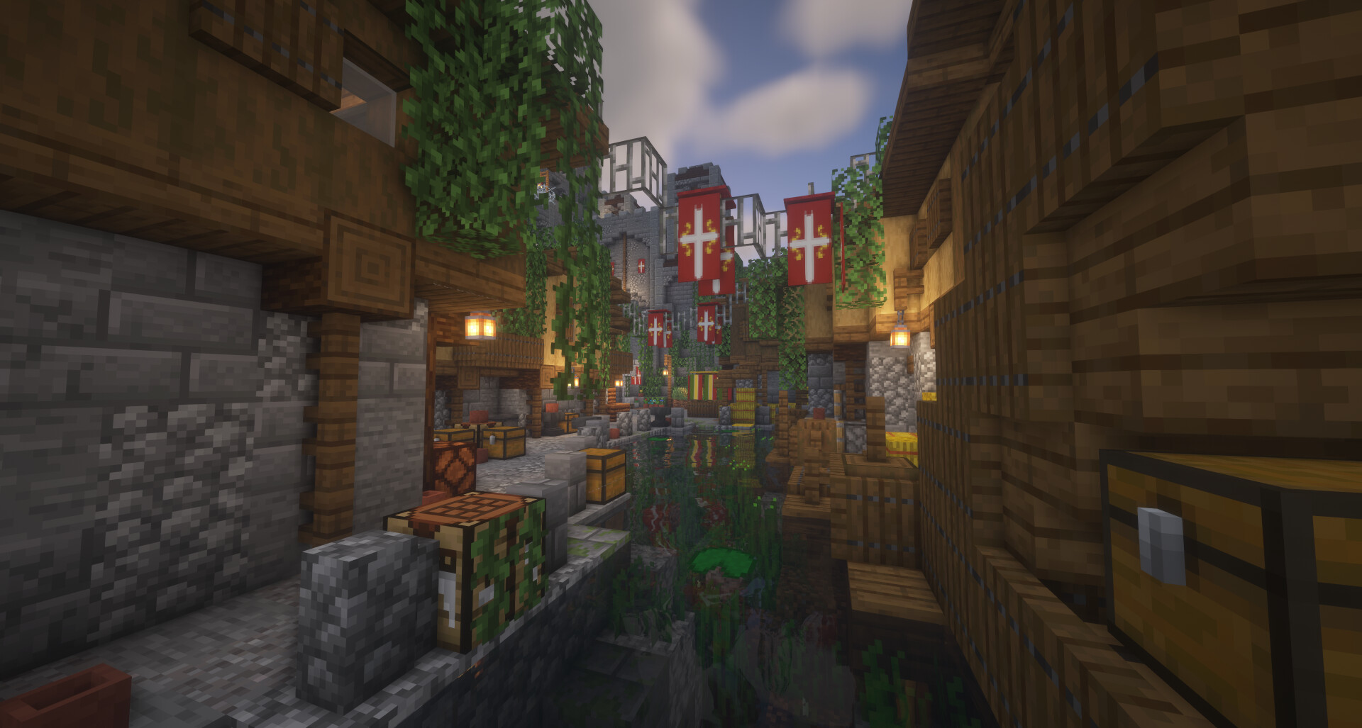 Medieval Survival Base Minecraft Map