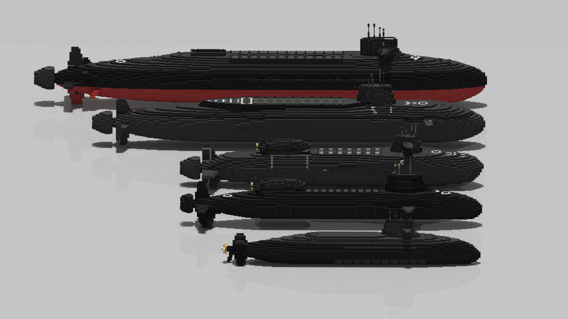 Submarine guardian group type US, Nato Minecraft Map