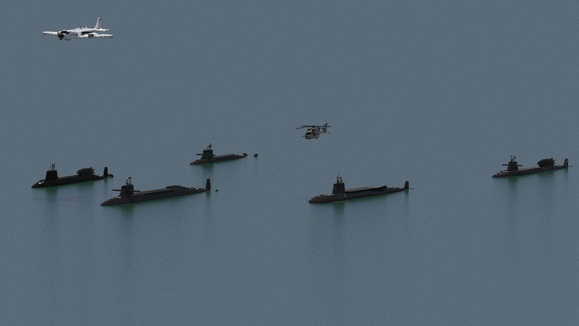 Submarine guardian group type US, Nato Minecraft Map