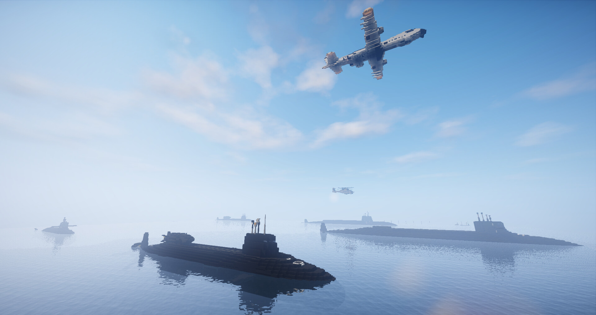 Submarine guardian group type US, Nato Minecraft Map
