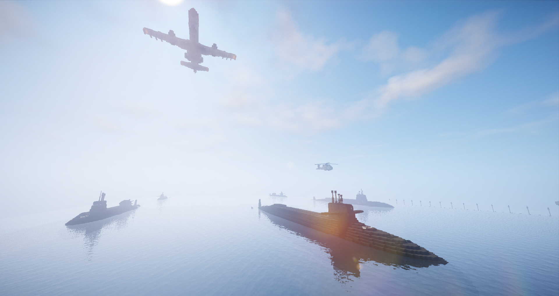 Submarine guardian group type US, Nato Minecraft Map