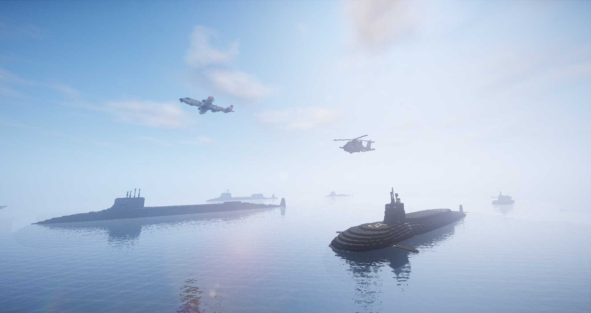 Submarine guardian group type US, Nato Minecraft Map