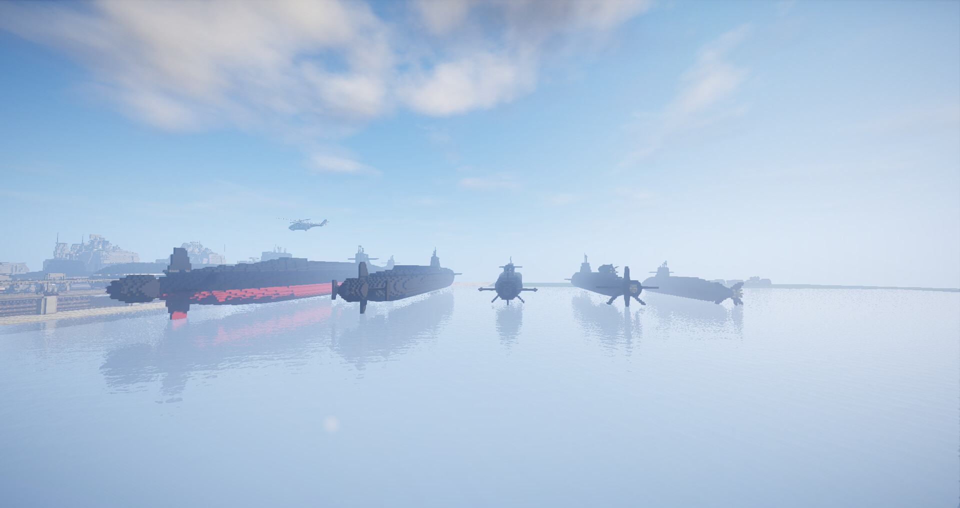 Submarine guardian group type US, Nato Minecraft Map