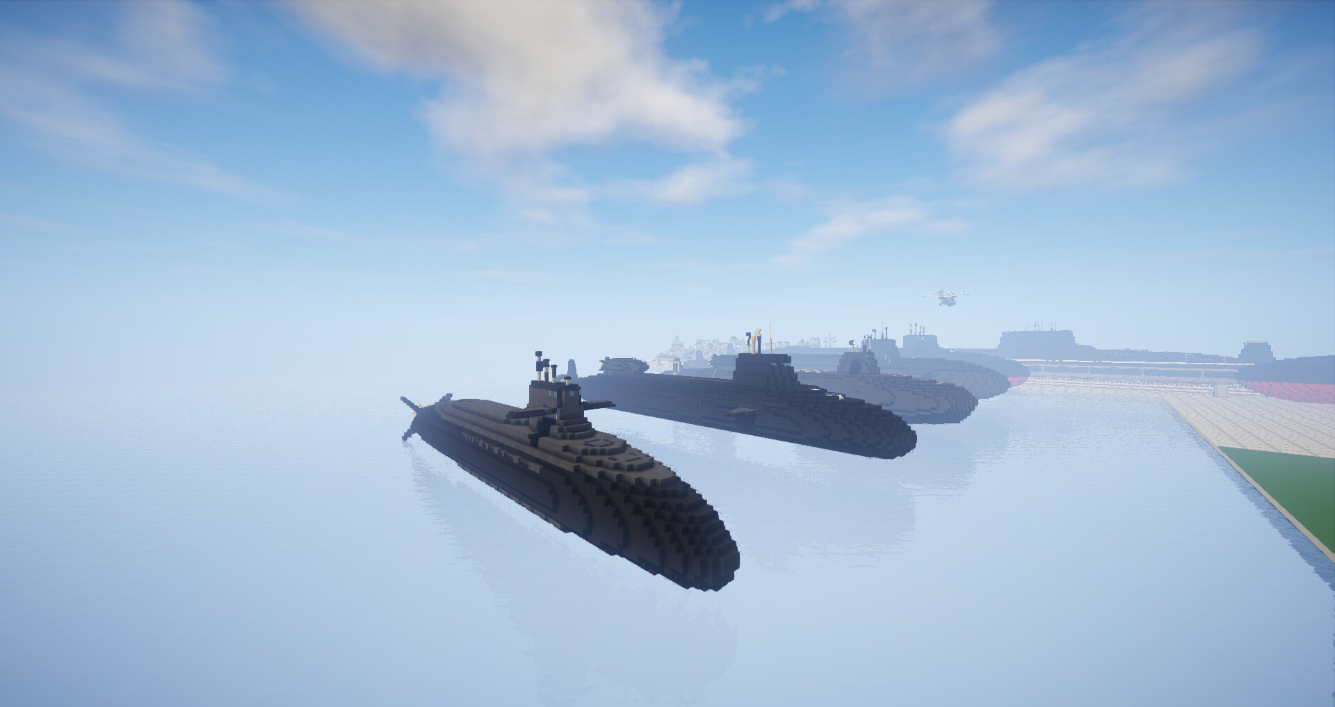 Submarine guardian group type US, Nato Minecraft Map