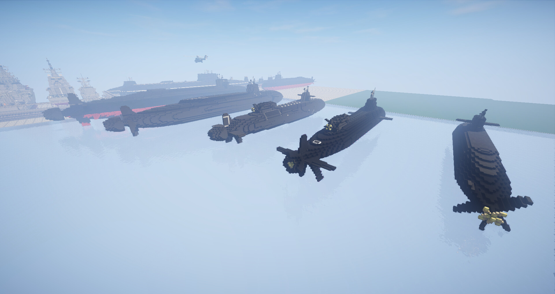 Submarine guardian group type US, Nato Minecraft Map