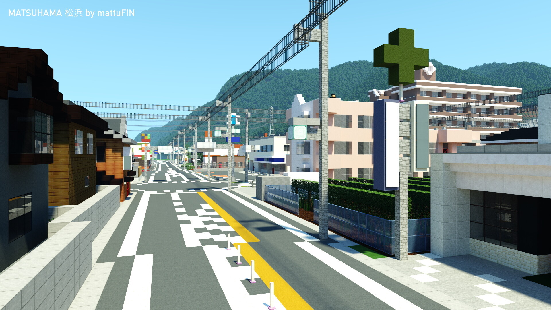 Matsuhama 松浜 | Japanese Coastal Town [Release 1] Minecraft Map