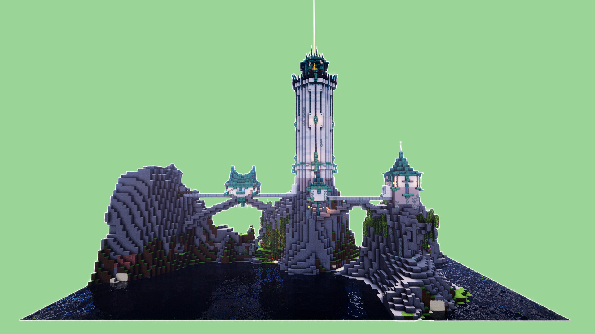 Lighthouse Timelapse + Schematic 1.17.1 Minecraft Map