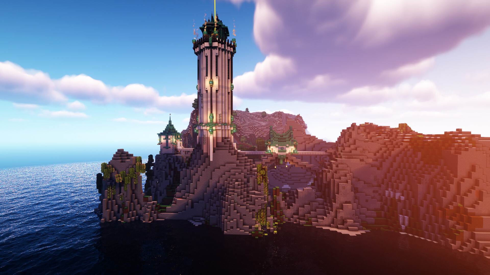 Lighthouse Timelapse + Schematic 1.17.1 Minecraft Map