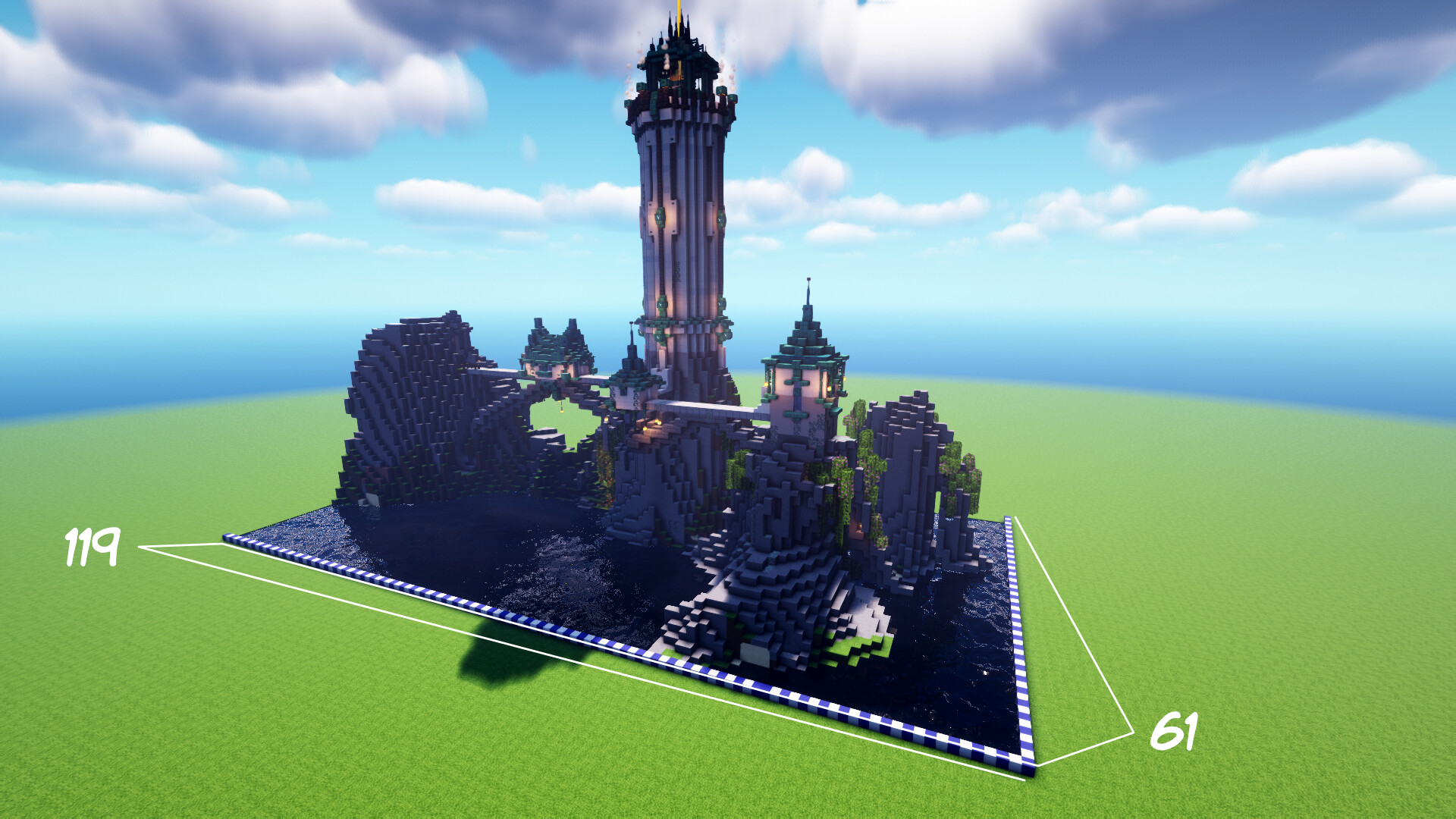 Lighthouse Timelapse + Schematic 1.17.1 Minecraft Map