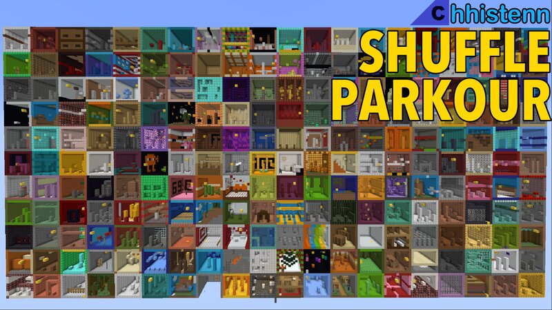 Shuffle Parkour Minecraft Map