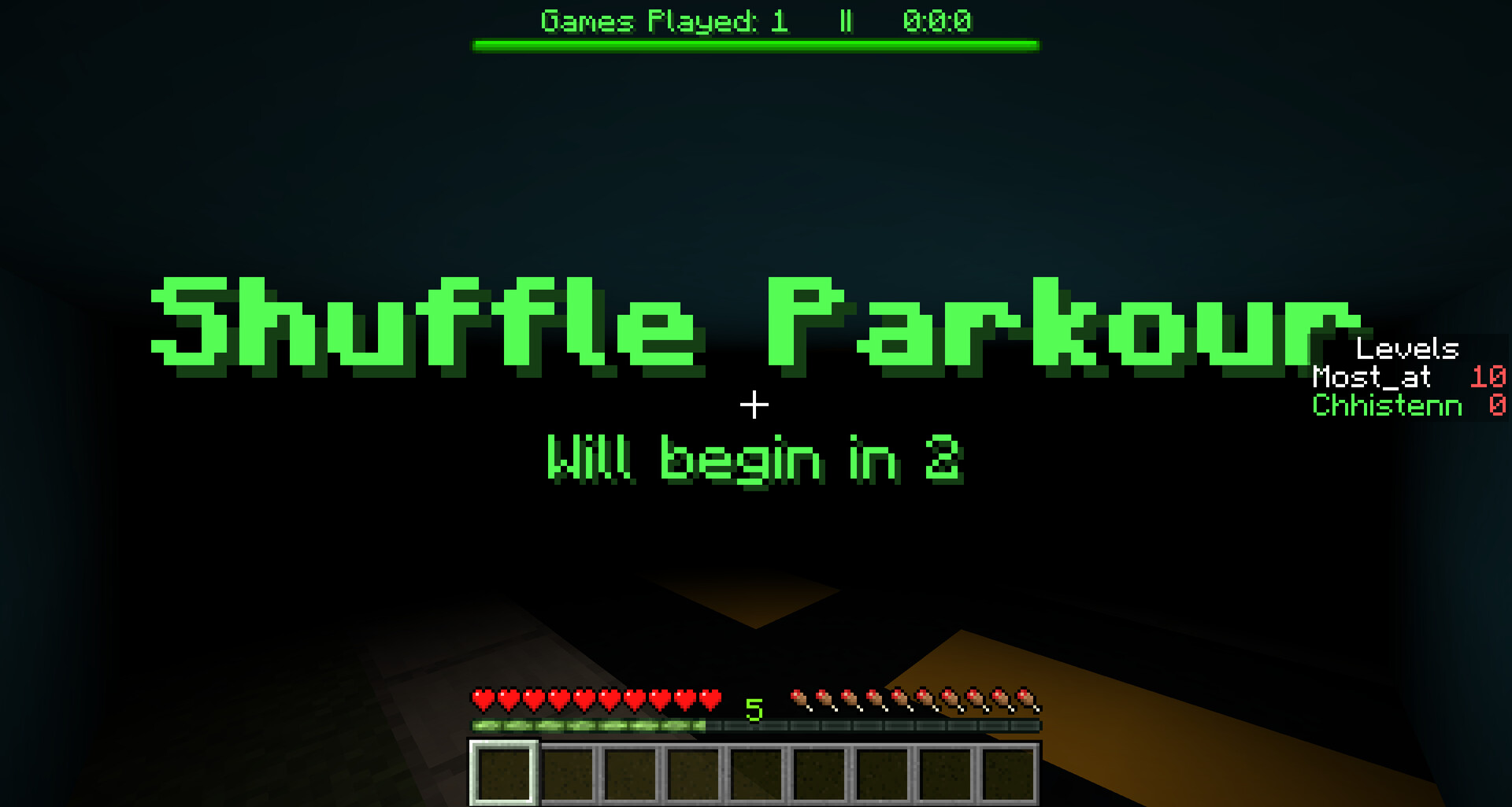 Shuffle Parkour Minecraft Map