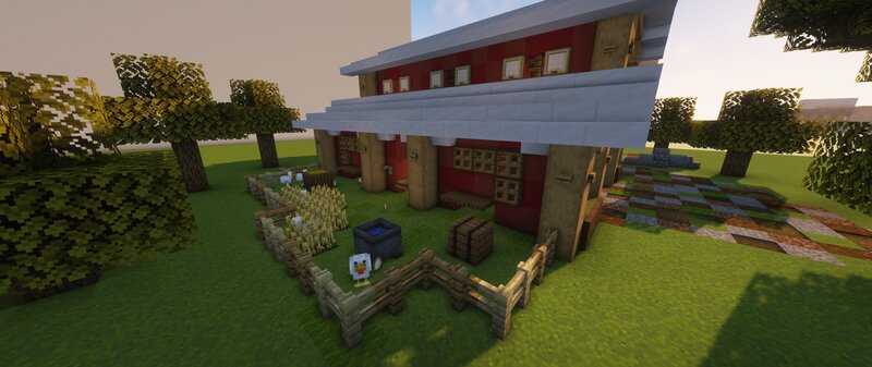 red barn Minecraft Map