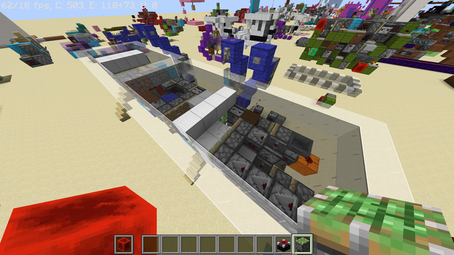 My old Redstone Testing World Minecraft Map