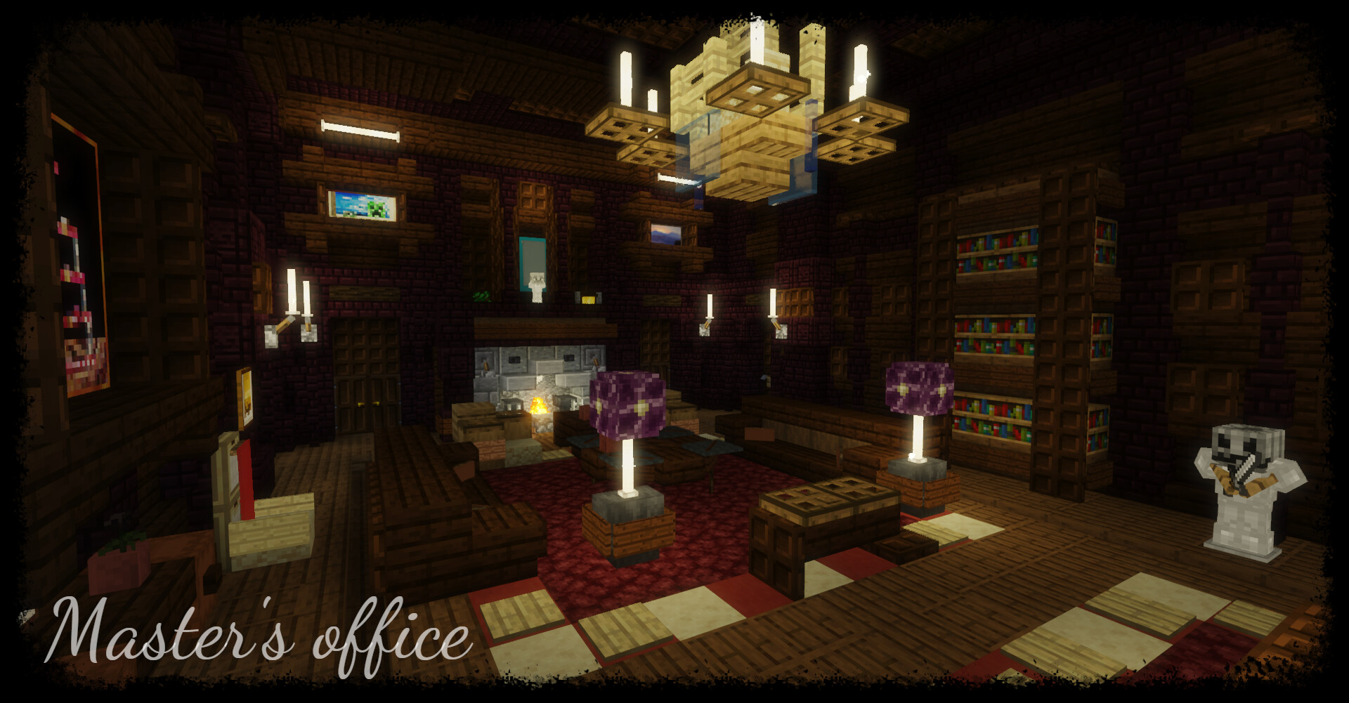 [Batcave] Arkham Knight — Wayne Manor •:::Gotham: Revival:::• Minecraft Map