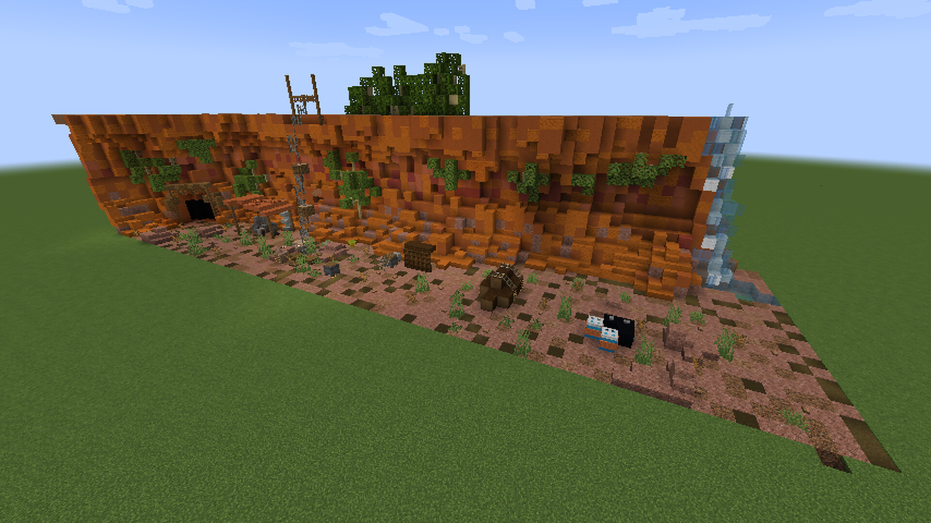 Jurassic Park Amber Mine (Mano de Dios Amber Mine) Minecraft Map