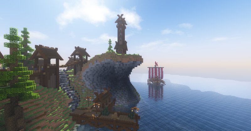 Ambattara Viking Village Minecraft Map