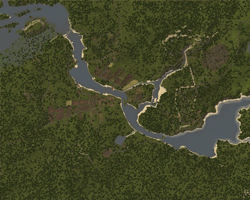 Witcher 3 - Land of White Orchard Minecraft Map